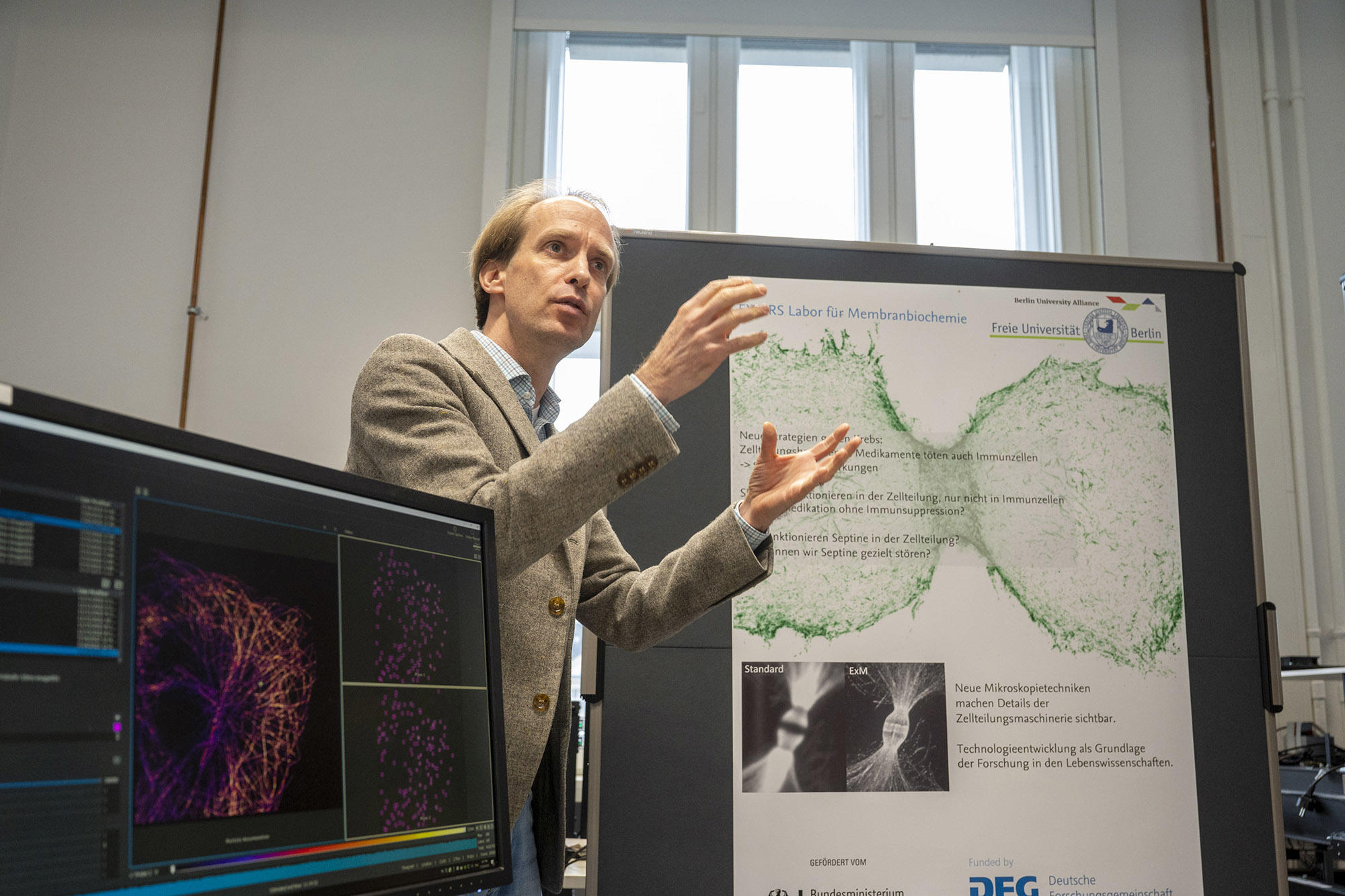 Besuch der Bundesforschungsministerin Bettina Stark-Watzinger • campus.leben • Freie Universität ...