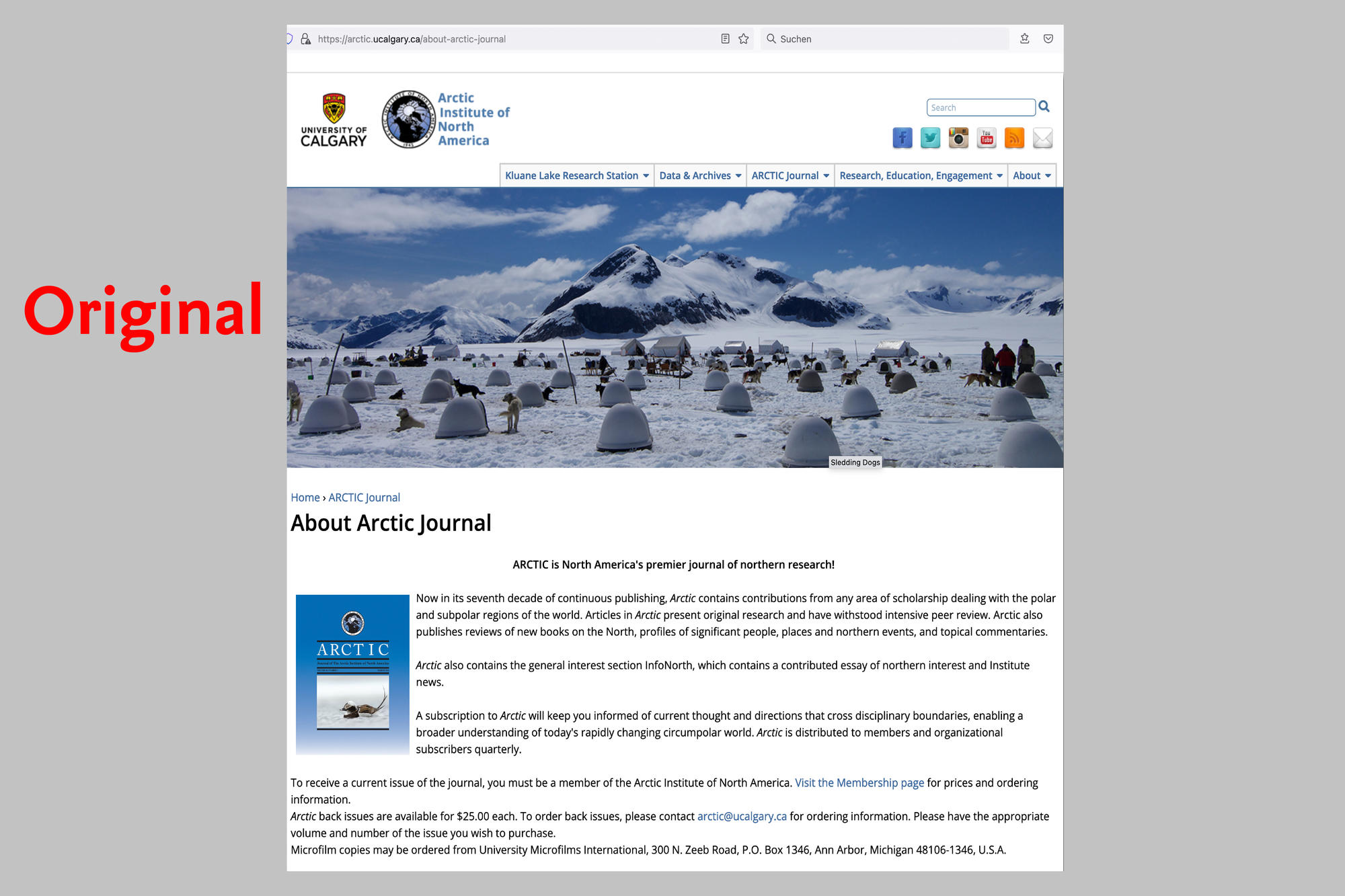Arctic Journal • Featured Stories • Freie Universität Berlin