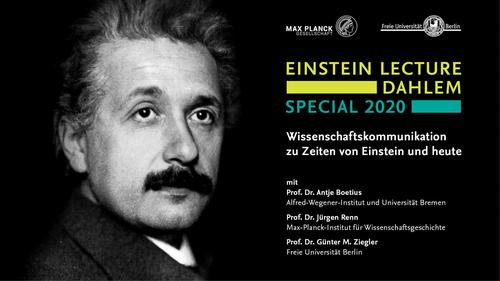 Einstein Lectures Dahlem • Freie Universität Berlin