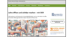 Lehre öffnen und sichtbar machen - mit Open Educational Resources • Universitätsbibliothek ...